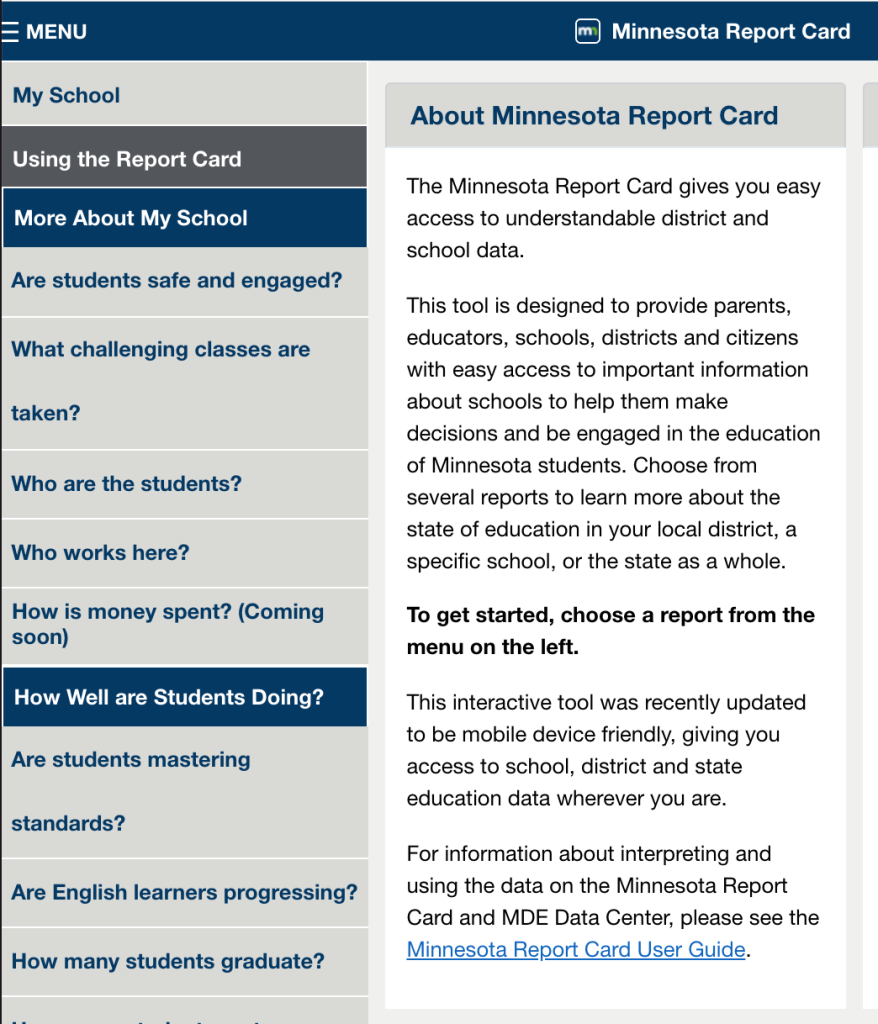 Minnesota’s State Report Card Gets A Makeover. What’s New About It ...